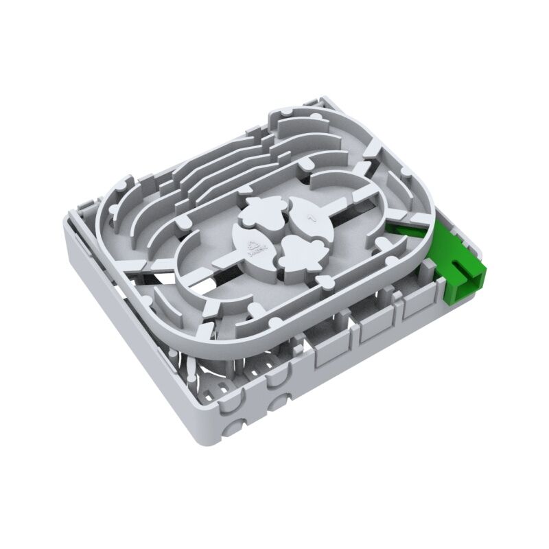 1 Core FTTR Indoor 4 Adapter Fiber Rosette Box - Fibconet Communicate