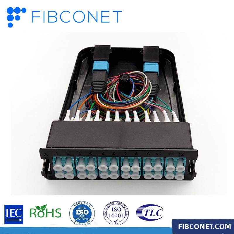 Fiber Optic MPO 1U 12~144 cores Cassette Module - Fibconet Communicate