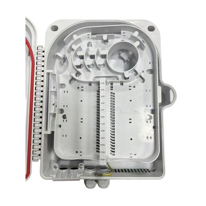 24 Core FTTH IP65 Reinforced ABS Fiber Optic Distribution Box - Fibconet Communicate